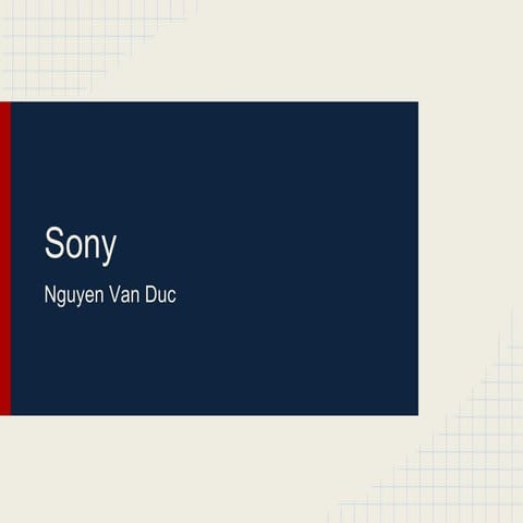 Sony | PPT