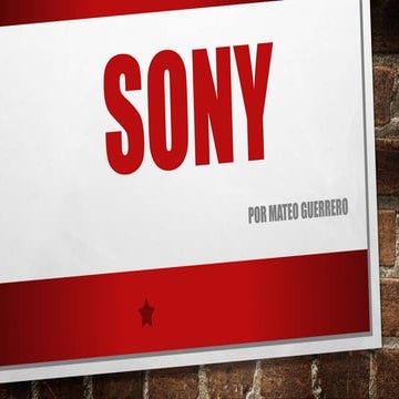Historia de Sony Corporation | PPTX