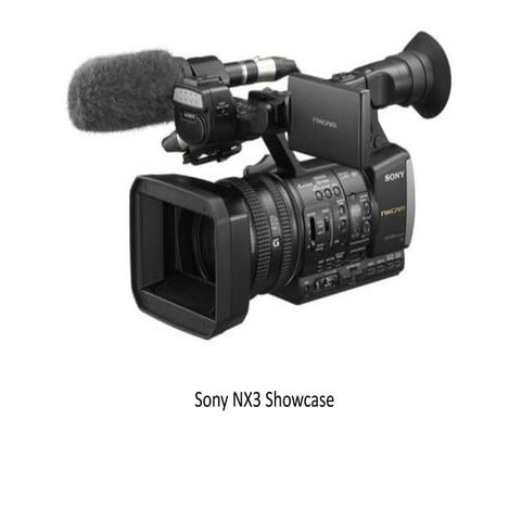 Sony nx3 showcase | PPTX