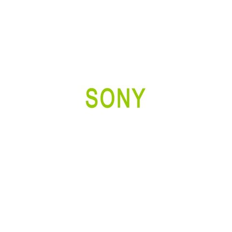 Sony presentation | PPTX