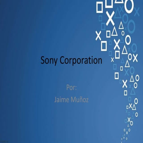 Sony corporation PPT | PPTX