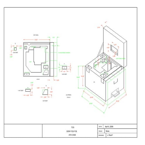 Sony F35 CAMERA ATA Flight-case Design | PDF