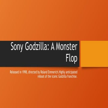 Sony godzilla | PPSX