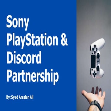 Sony PlayStation & Discord Partnership | PPTX