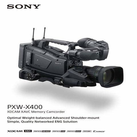Sony PXW-X400 brochure | PDF | Computer Peripherals | Computing