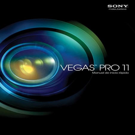 Sony vegas pro 11 manual de inicio rápido | PDF