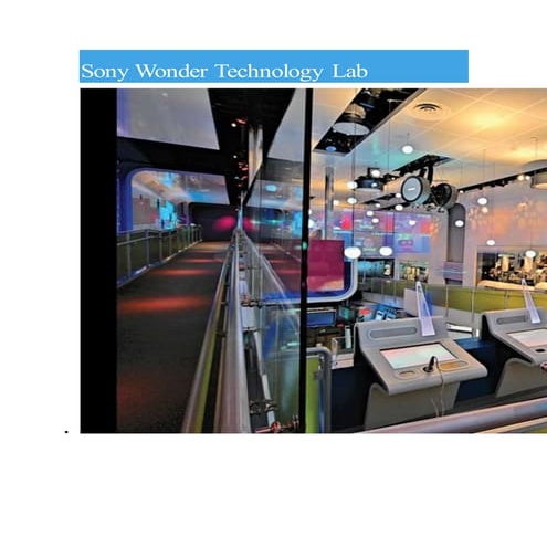 Sony wonder technology lab | DOCX