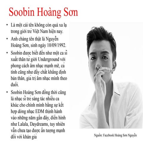 Soobin Hoàng Sơn - Sự tự chủ trong âm nhạc - Nền tảng vững chắc lâu dài ...