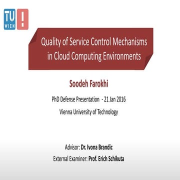 Quality of Service Control Mechanisms in Cloud Computing Environments | PPTX | Cloud Computing ...