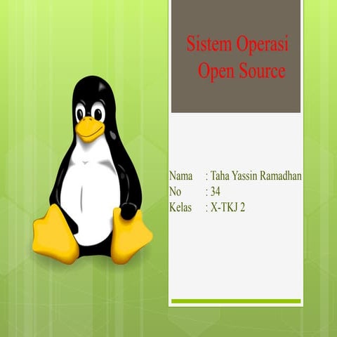Sistem Operasi : Open Source | PPTX