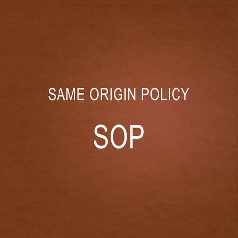 Presentation About The CORS | Selma SALTIK | PDF