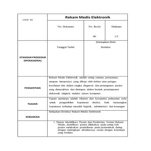 SOP rekam-medis-elektronik | DOCX