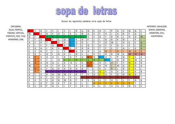 Sopa --de--letras | DOC