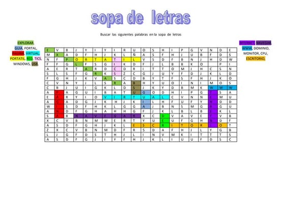 Sopa --de--letras | DOC