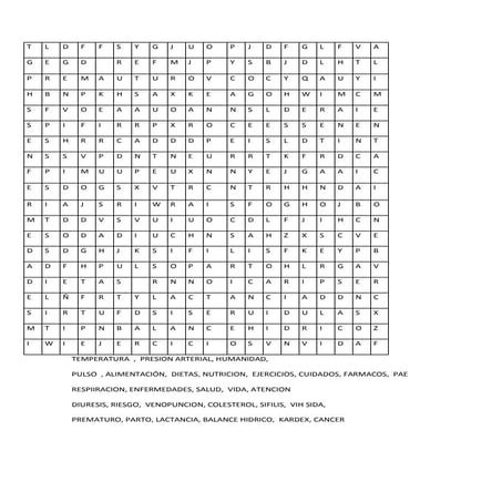 Sopa de letras | DOCX