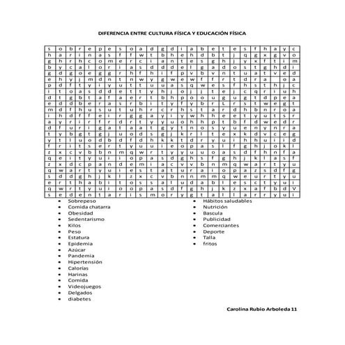 Los deportes sopa de letra