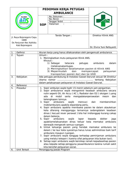 Contoh spk dan rkk serta rekomedasi k omite medis | DOC