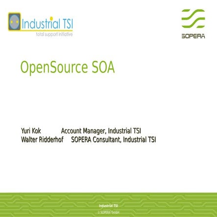 SOPERA: OpenSource SOA | PDF | Computer Software and Applications | Computing