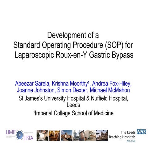 Sop for rygb | PPT | Surgery | Medical Health