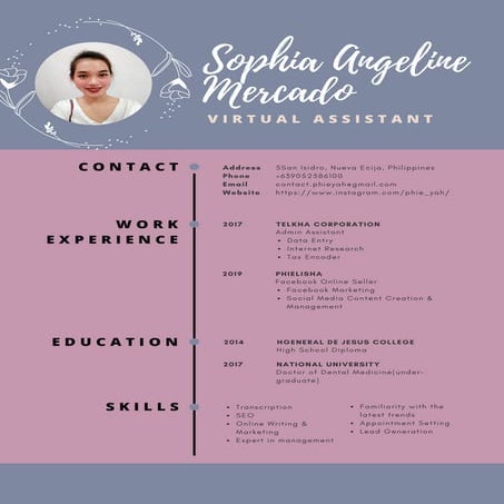 Filipino Virtual Assistant Resume | PDF