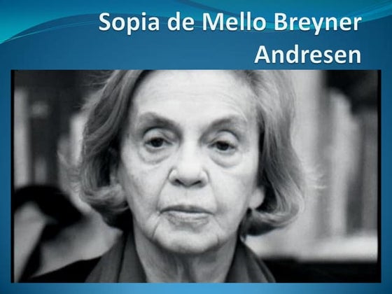 Biografia de sophia de mello breyner | PPT