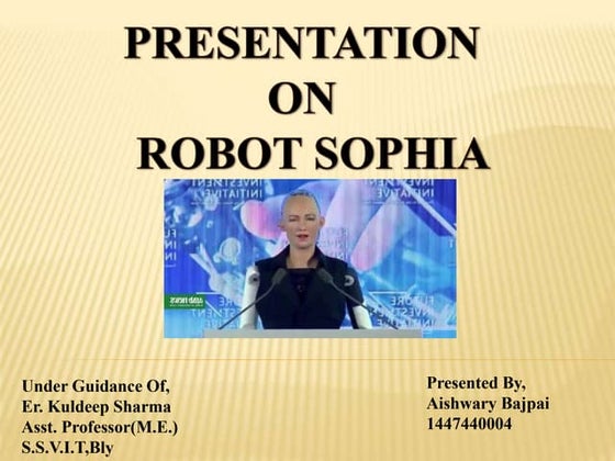 Sophia - The Robot | PPTX