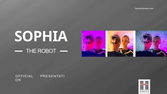 Sophia robot | PPTX
