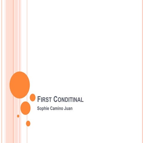 First conditional | PPTX