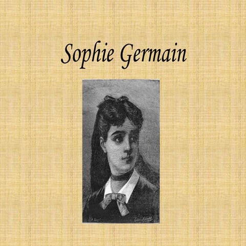 Elternhaus sophie germain: sophie germain steckbrief – ICDK