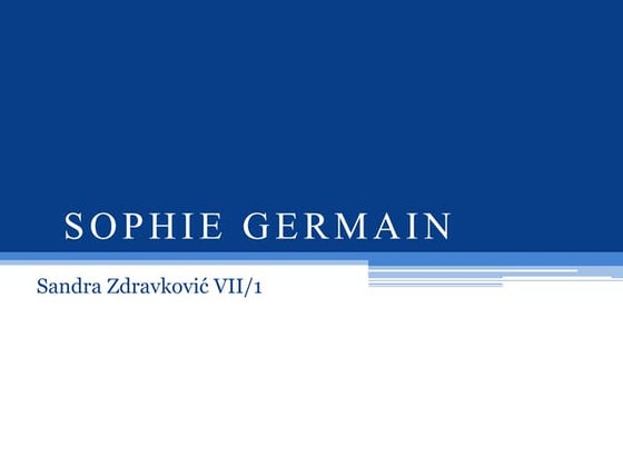 Sophie germain | PPT