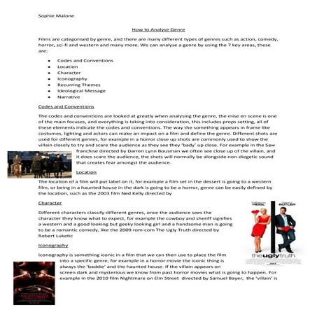 Focused genre research | PPTX