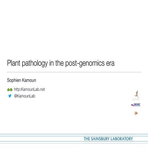 Plant pathology in the post-genomics era | PDF