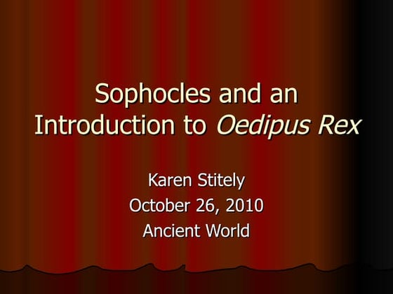 Sophocles | PPT