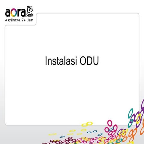 Sop Installation For Out Door Unit (ODU) | PPT