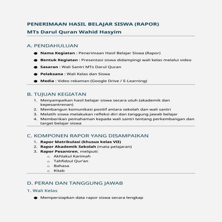Sop Penerimaan Rapor Daring Mts Darul Quran.docx