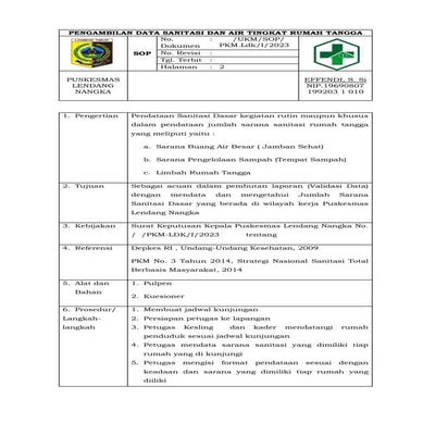 SOP Pengambilan Data Sanitasi RT.doc