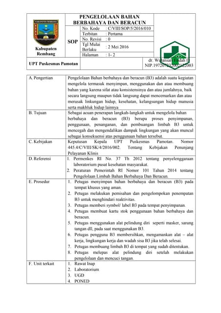 Contoh spk dan rkk serta rekomedasi k omite medis | DOC