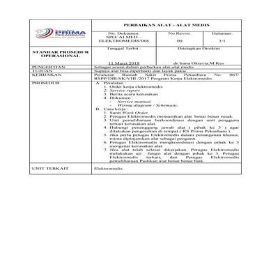SOP Perbaikan alat medis.docx
