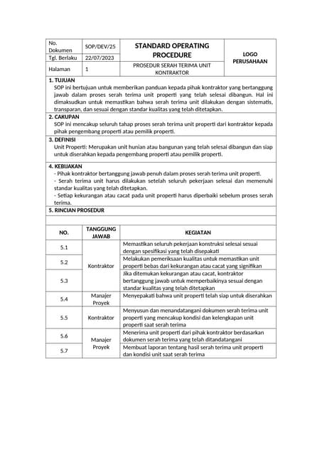 SOP Pemasangan Instalasi Listrik dan Plumbing.docx