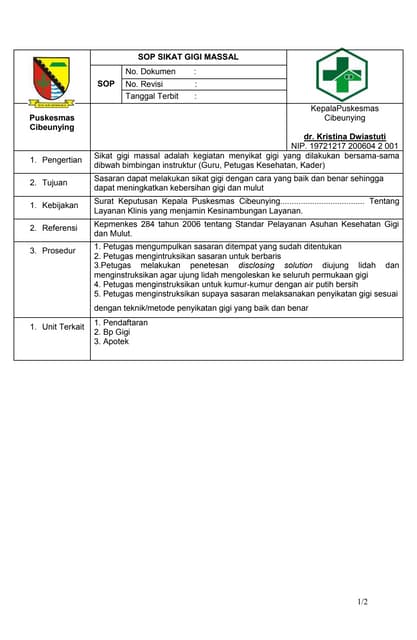 Sop orientasi pegawai baru | DOC