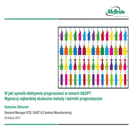 S&OP - Demand Planning in FMCG Company | PPTX | Sales | Business