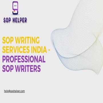 Sop writing org | PPTX