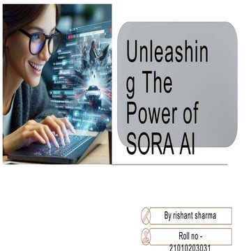 Unleashing the Power of the SORA AI lastest leap | PPTX
