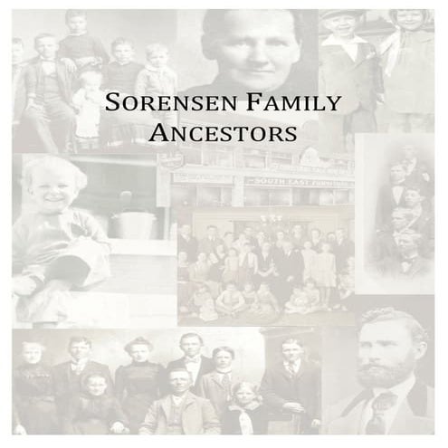 Sorensen Family Ancestors | PDF