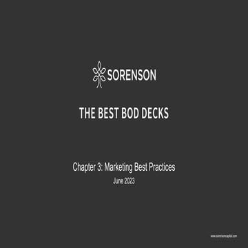 Best BoD Decks - Marketing Update | PDF
