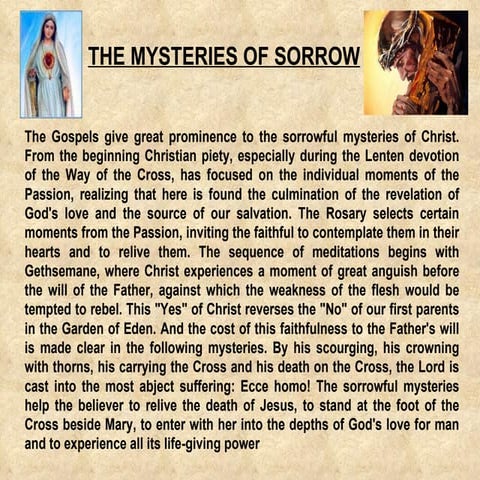 Sorrowful mysteries rosary | PPS
