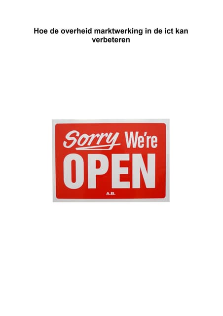 Issac Brott - We are sorry.... | PDF