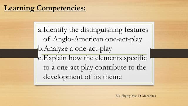 Elements of Short Story | PPT