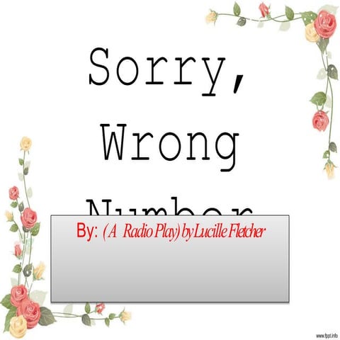 Sorry, Wrong Number vocabulary ppt.pptx