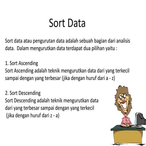 Sort data | PPTX
